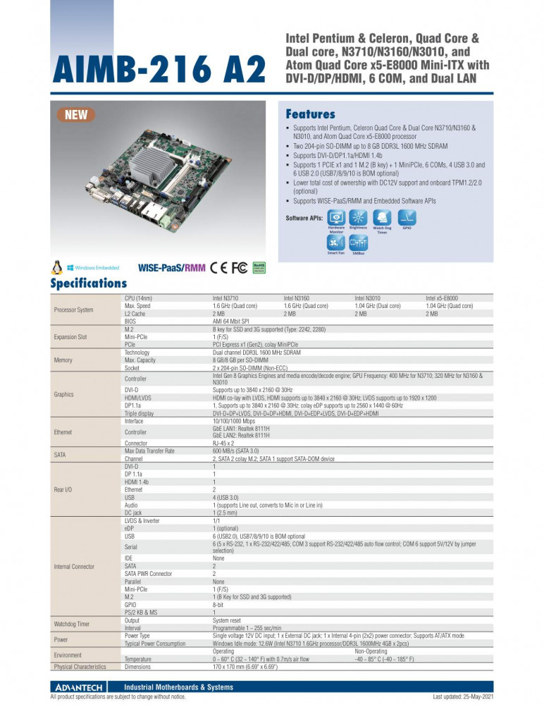 AIMB-216 A2 technical document page 1