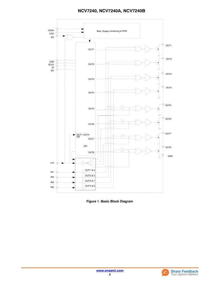 NCV7240 technical document page 2