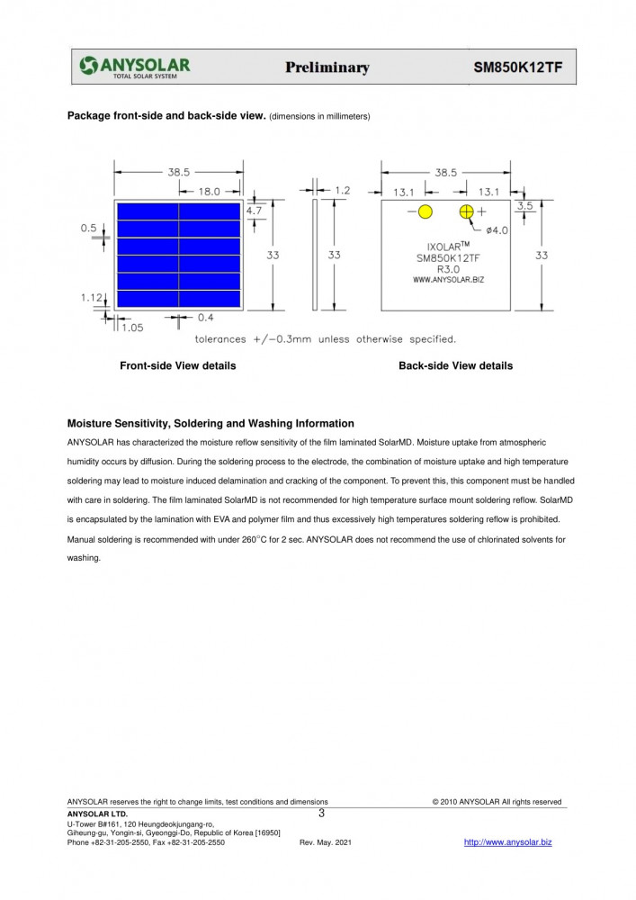 SM850K12TF datasheet page 3