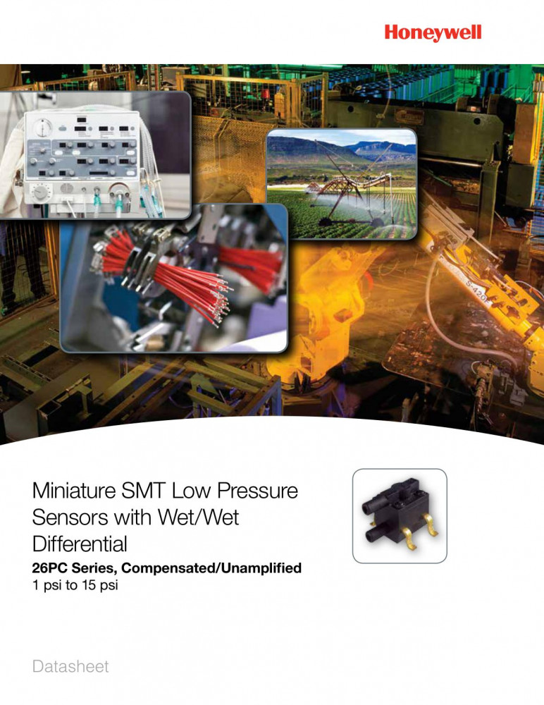 Honeywell 26PC15SMT datasheet page 1