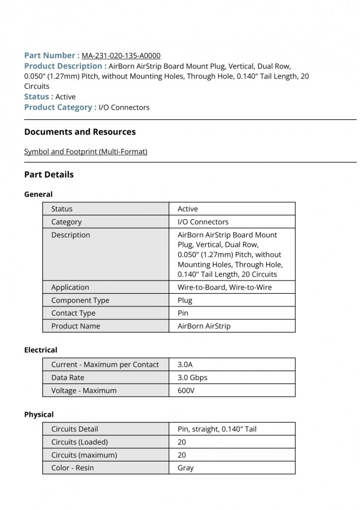 Product document image, page 1