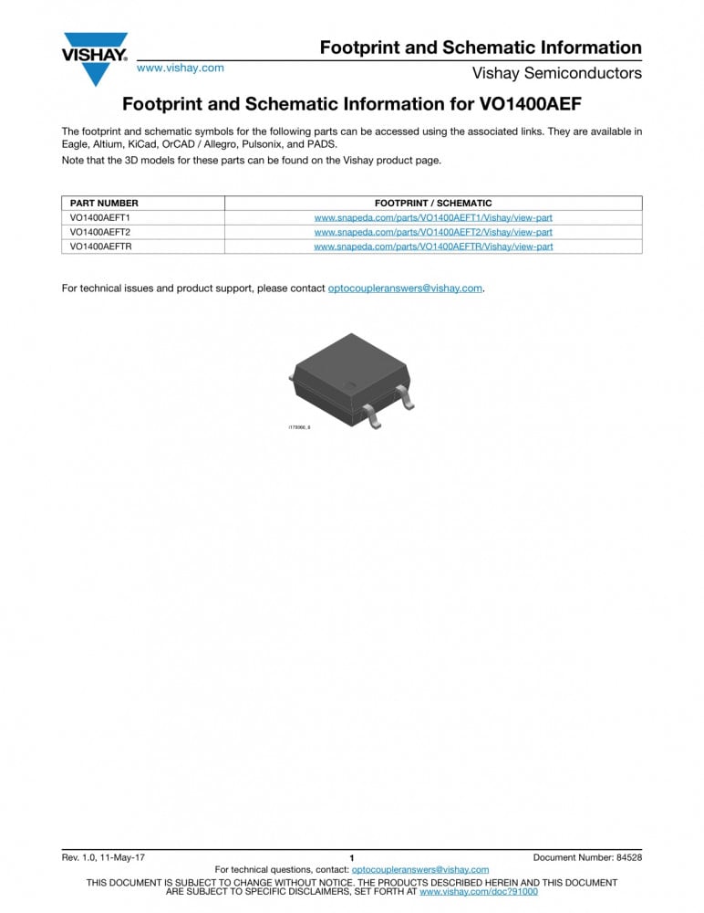 VO1400AEFTR datasheet page 8