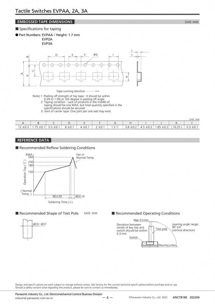 EVP-AA702W catalog page 5
