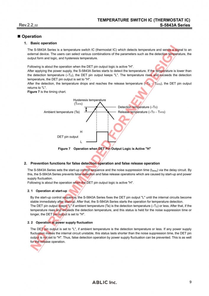 ABLIC S-5843A Series datasheet page 9