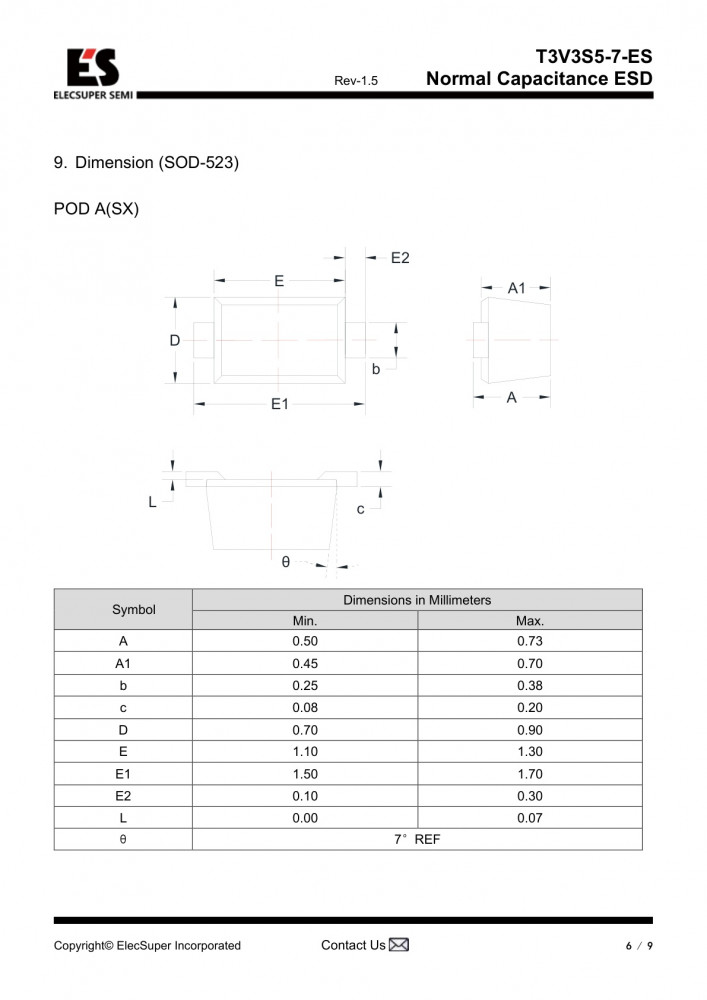 T3V3S5-7-ES datasheet page 6