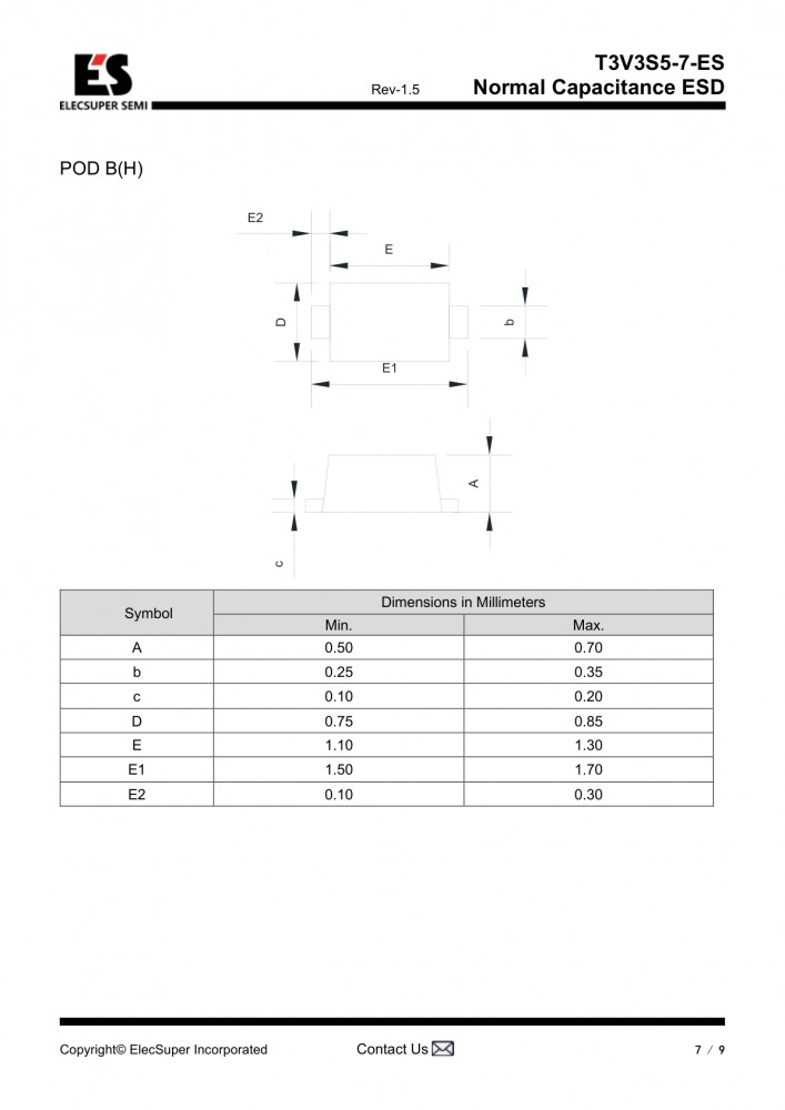 T3V3S5-7-ES datasheet page 7