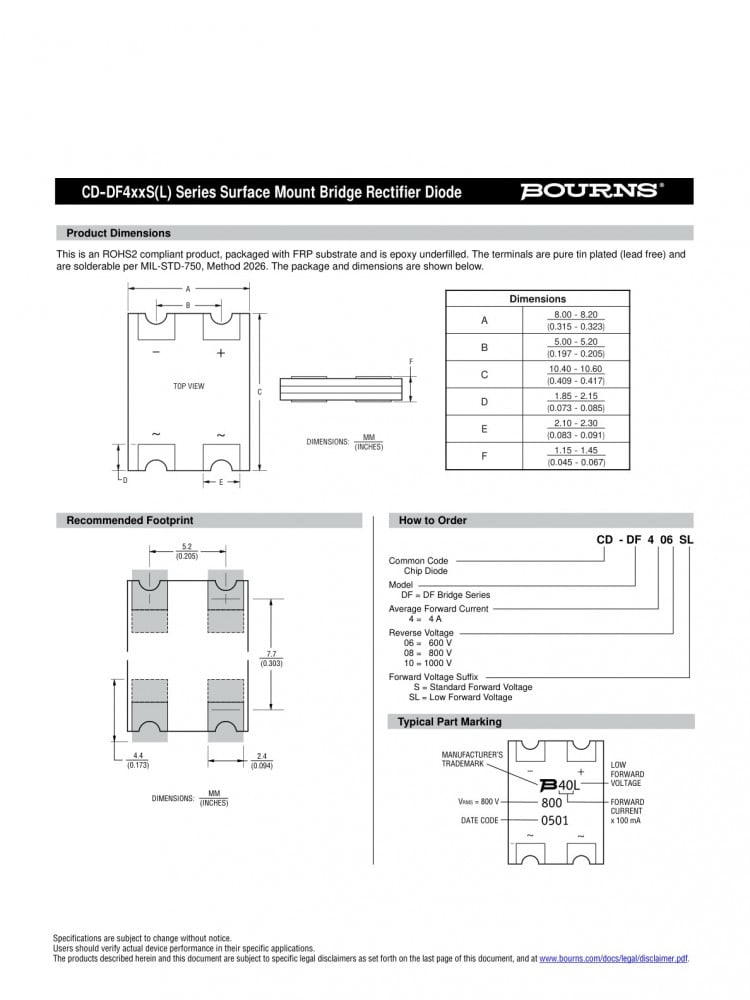 CD-DF408SL datasheet page 3
