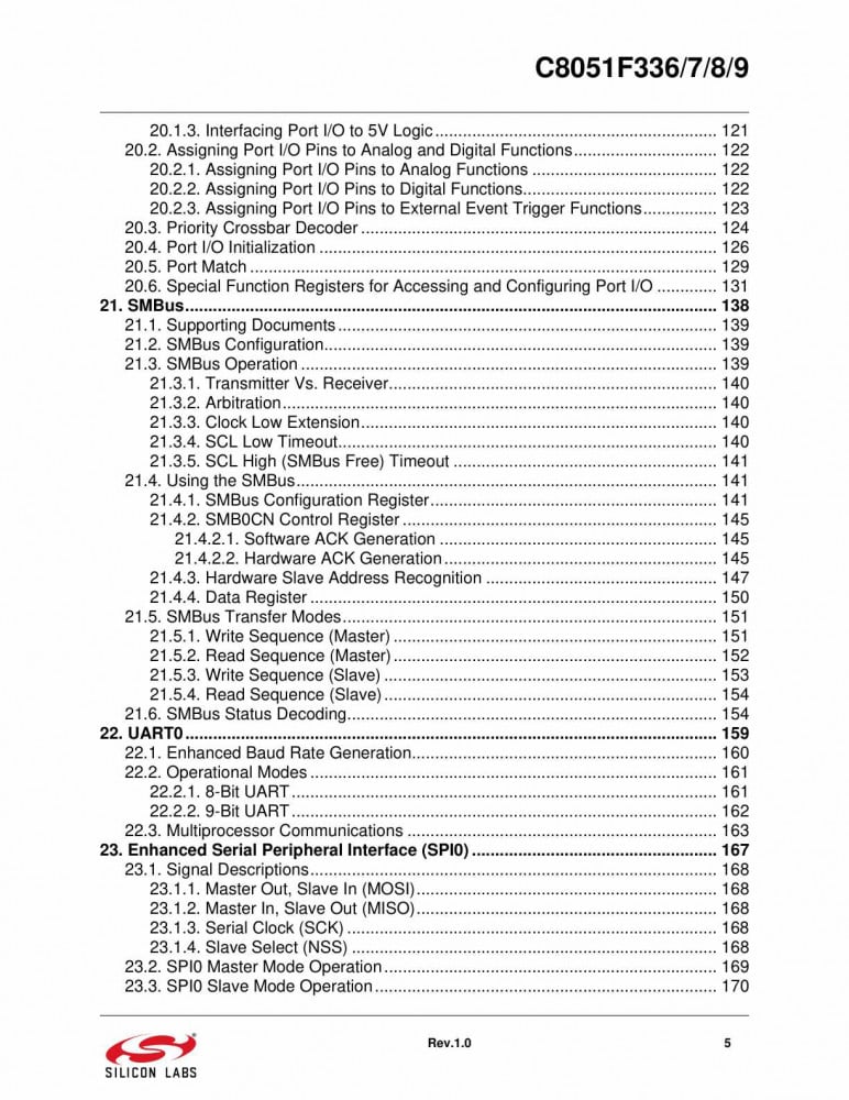C8051F336-GMR technical document page 5