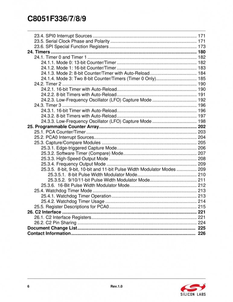 C8051F336-GMR technical document page 6