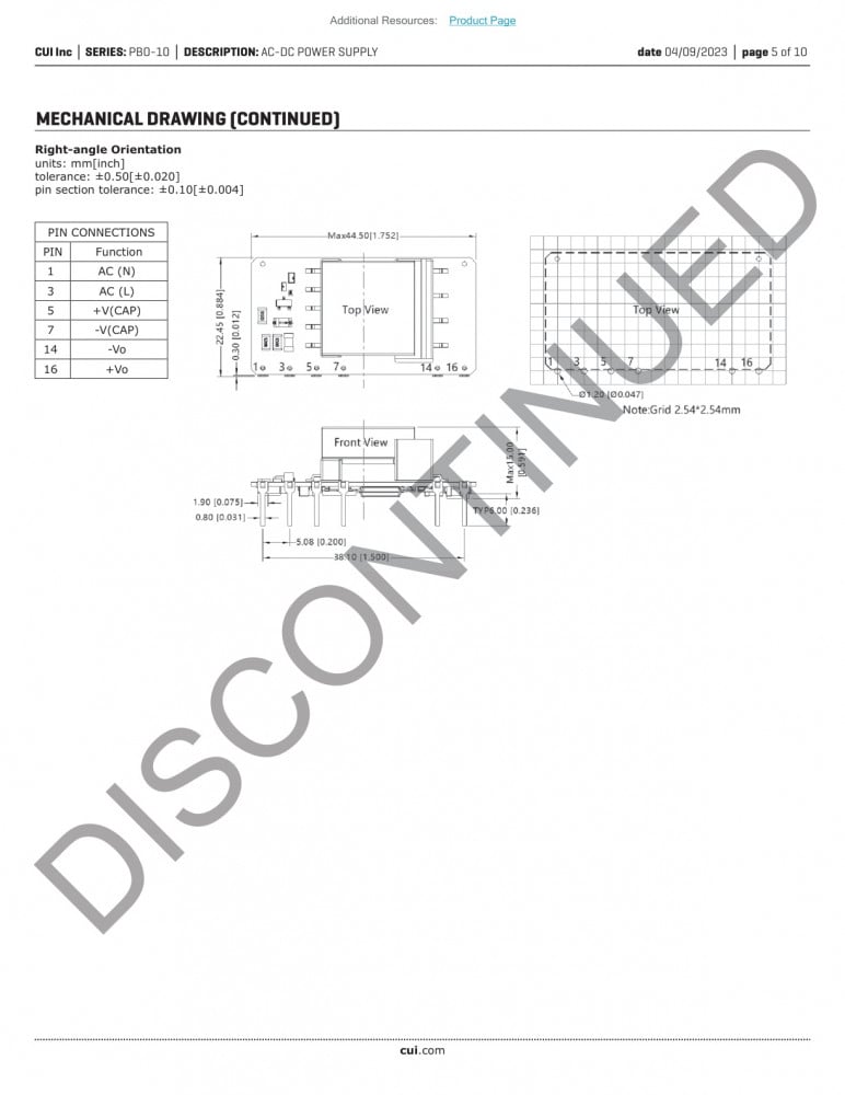 PBO-10-3-B datasheet page 5