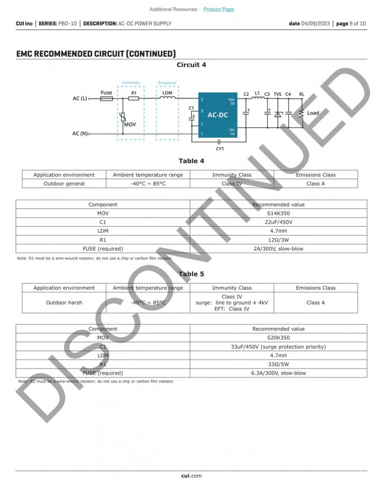 PBO-10-3-B datasheet page 9