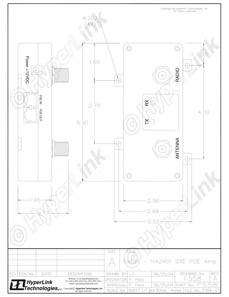PS-LIGHTER-06 technical document
