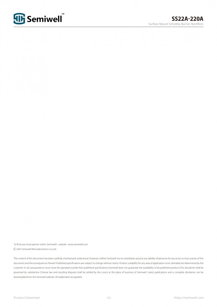 SS23A datasheet page 5