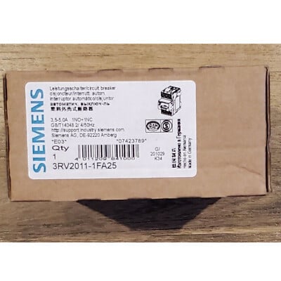 SIEMENS 3RV20111FA25 Motor Protective Circuit Breaker for sale