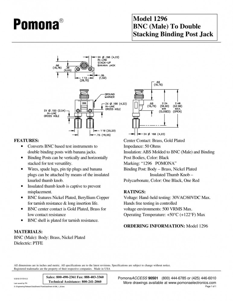 LEA NETWORKS 1296 product documentation image