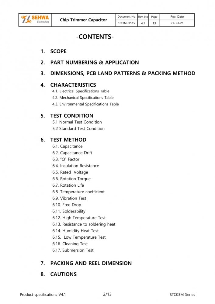 STC3M datasheet page 1