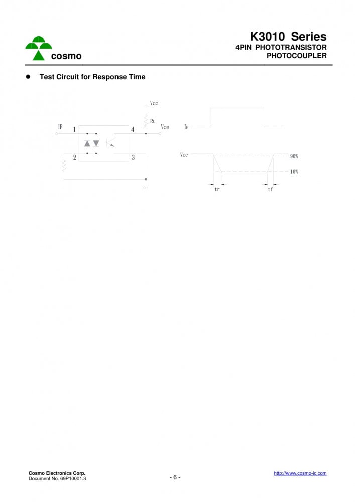Cosmo K30101C datasheet page 6