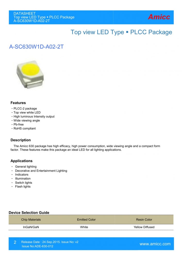 A-SC630W1D-A02-2T approval sheet page 2