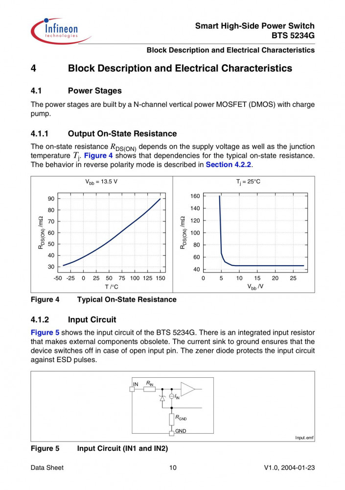 BTS5234G datasheet page 10