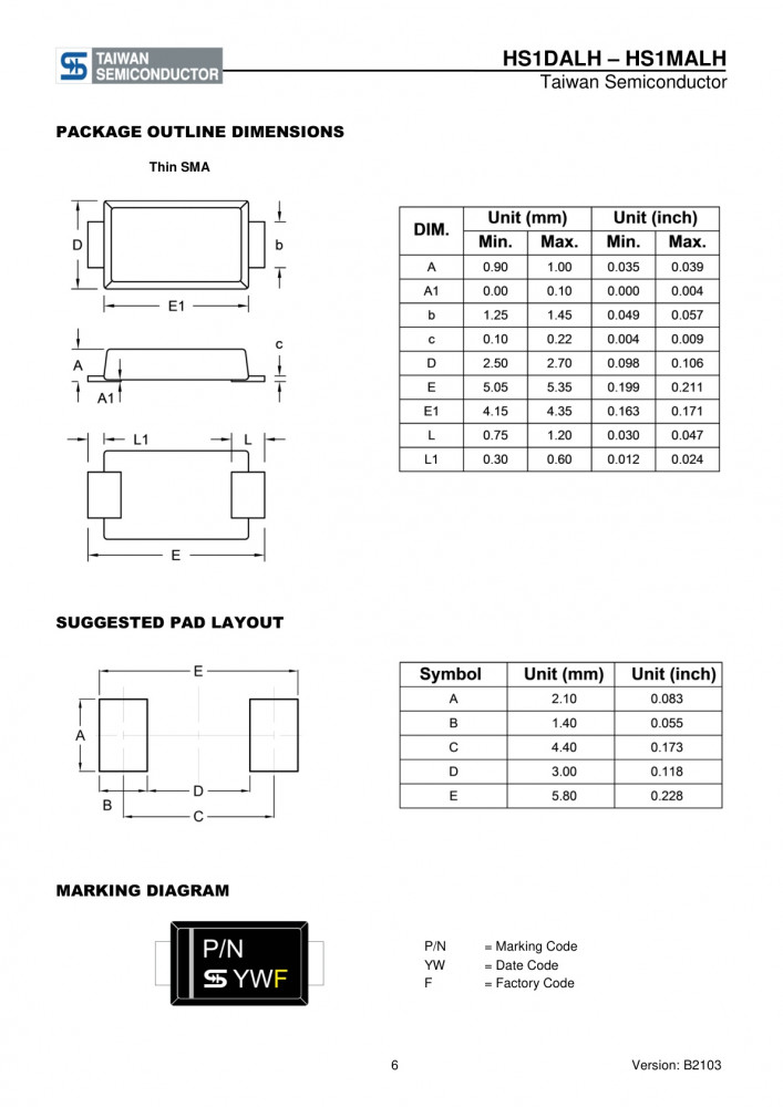 HS1JALH datasheet page 6