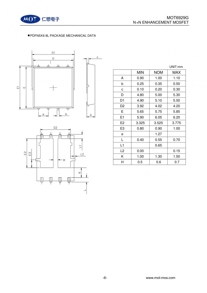 MOT6929G datasheet page 6