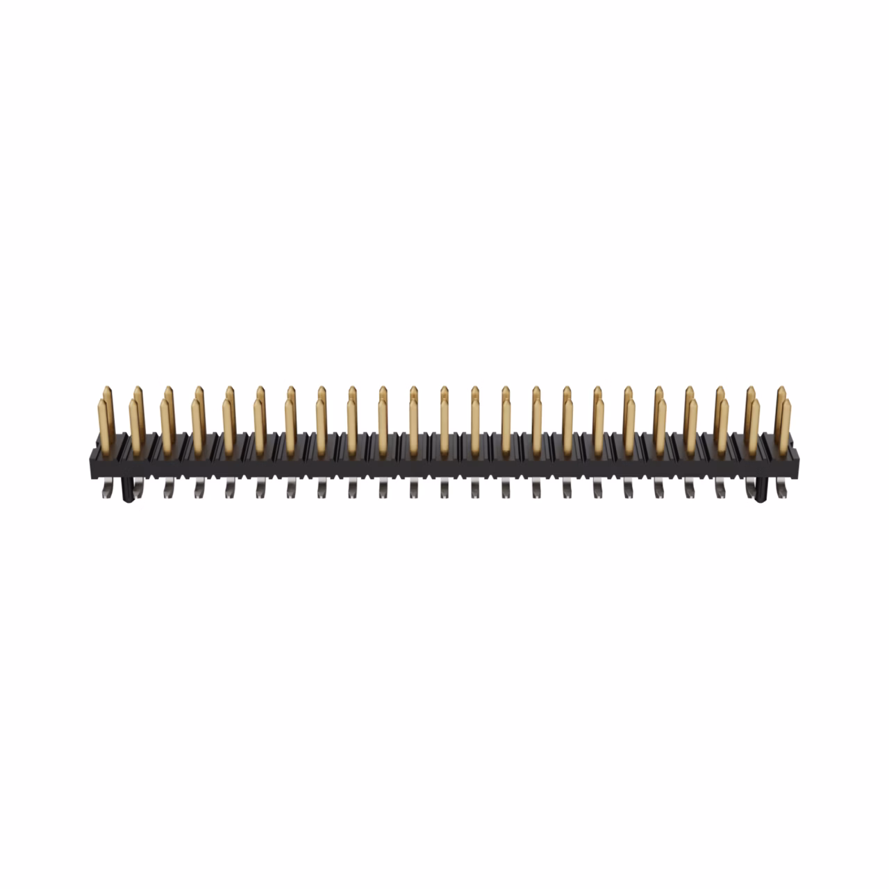 Milli-Grid Header, Vertical, Surface Mount, 46 Circuits, 0.38µm Gold (Au) Plating, Mating Pin Length 3.80mm, with Pegs, Tube, Lead-Free for sale