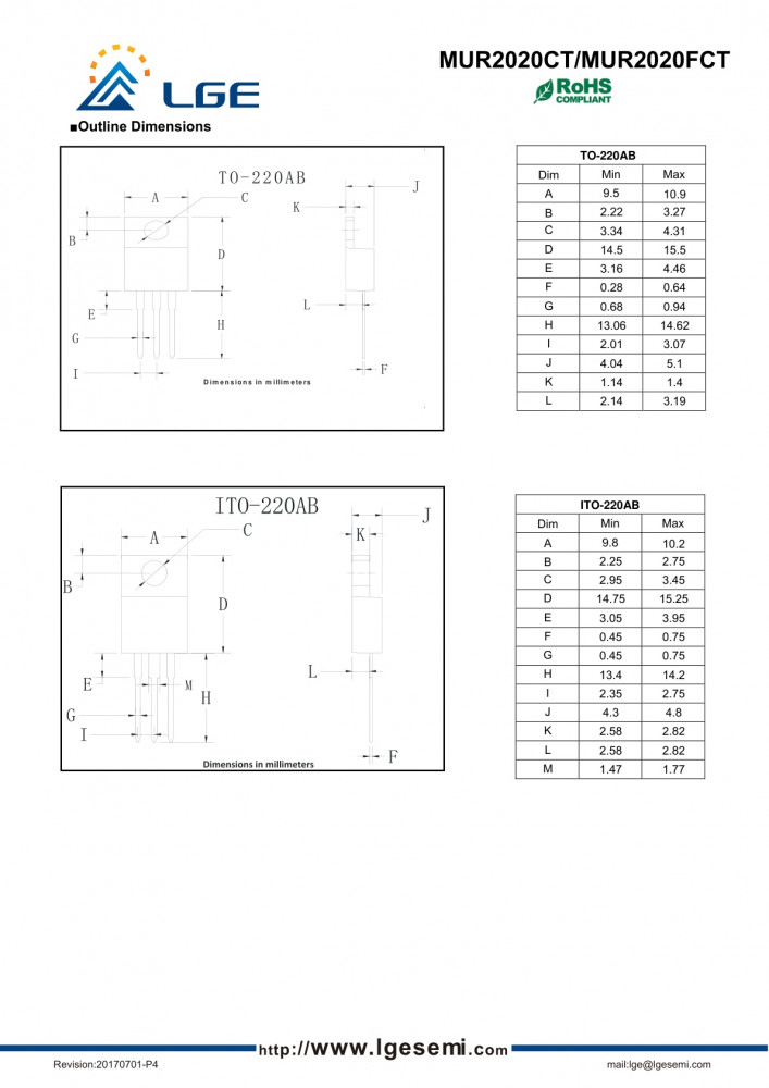 MUR2020CT datasheet page 4