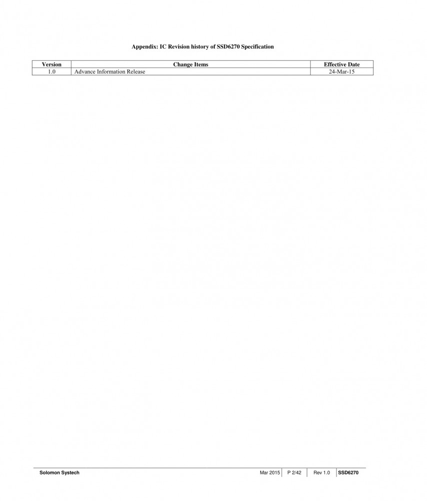 SSD6250 series datasheet page 2