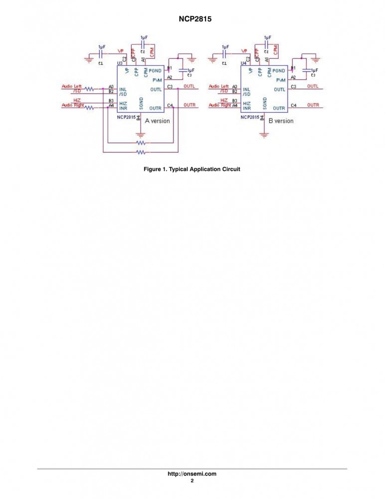 NCP2815 datasheet page 2