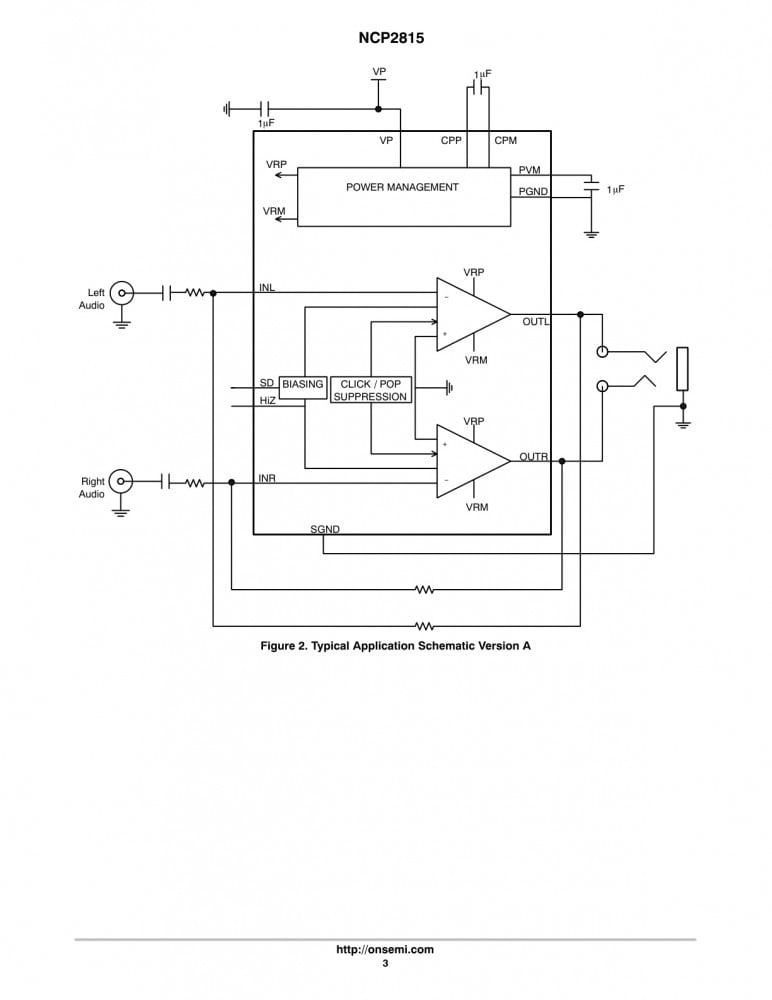 NCP2815 datasheet page 3