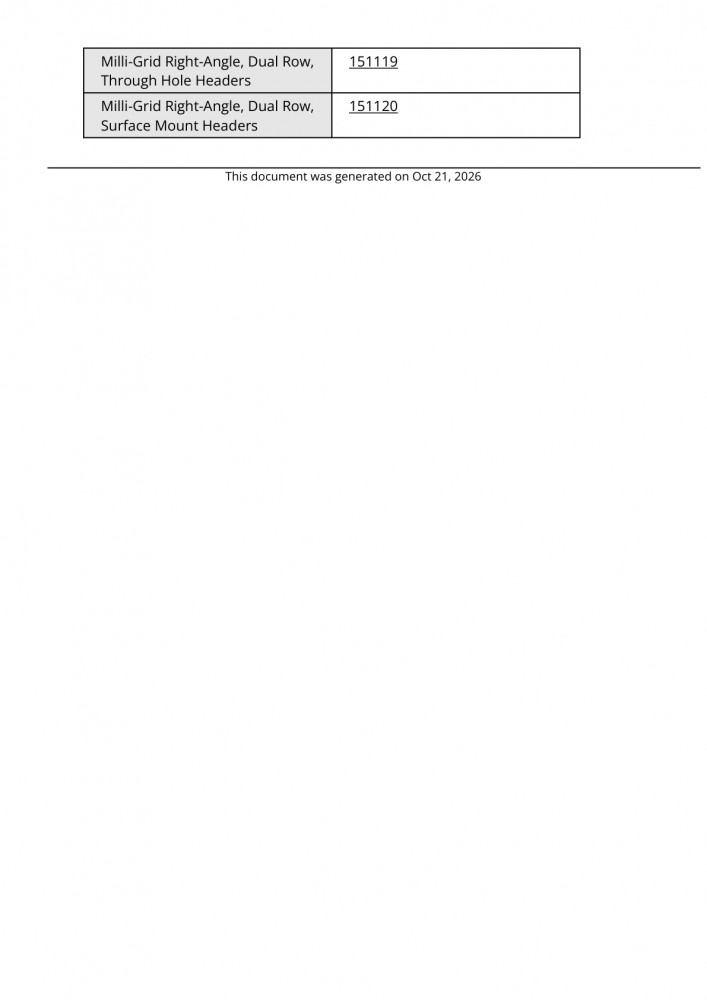 Technical document page 4 for MOLEX 791077269