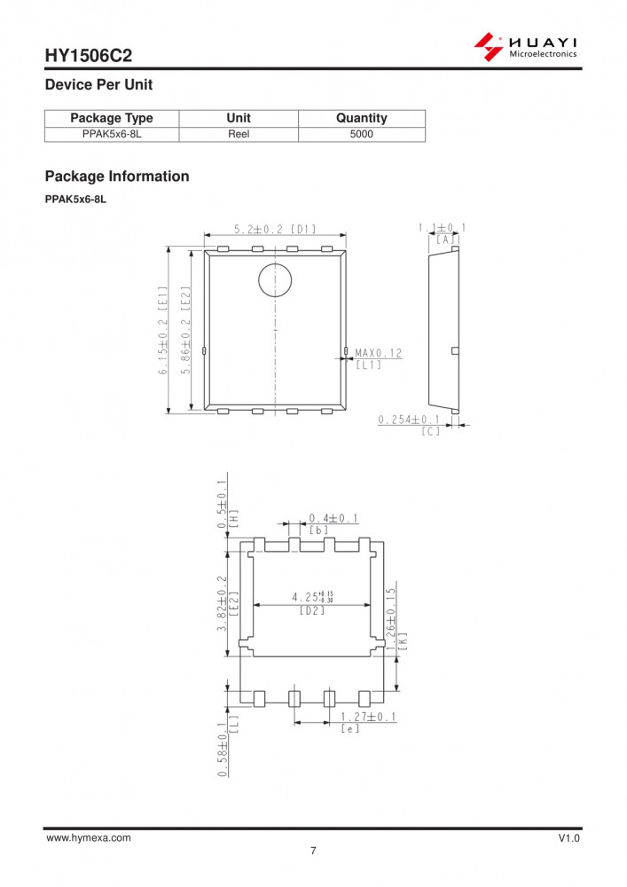 HY1506C2 datasheet page 7