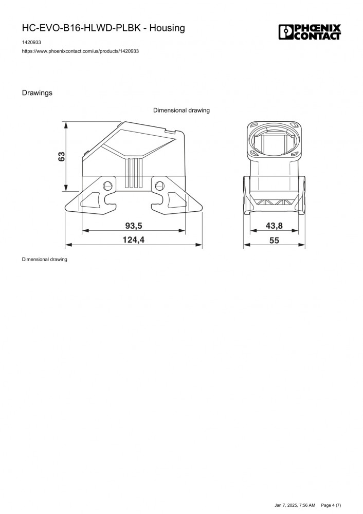 Phoenix Contact 1420933 technical document page 4