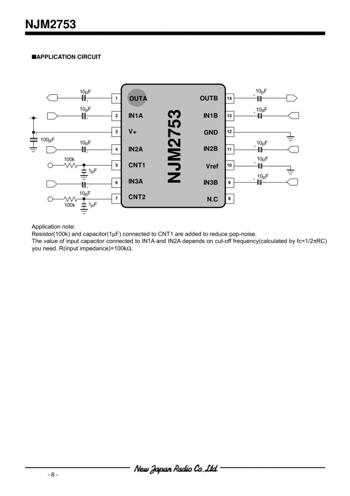 NJM2753 documentation page 6
