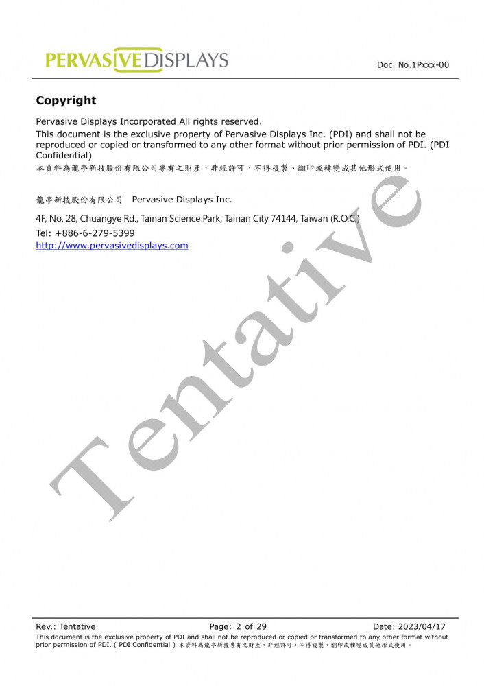 E2266KS0C1 specification page 2