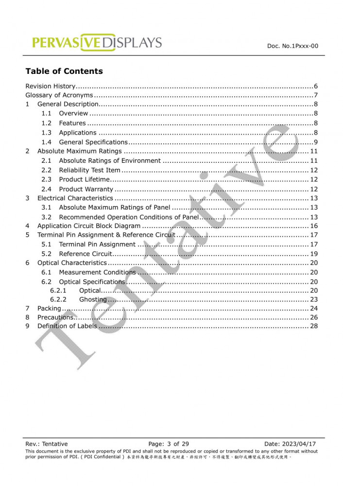 E2266KS0C1 specification page 3