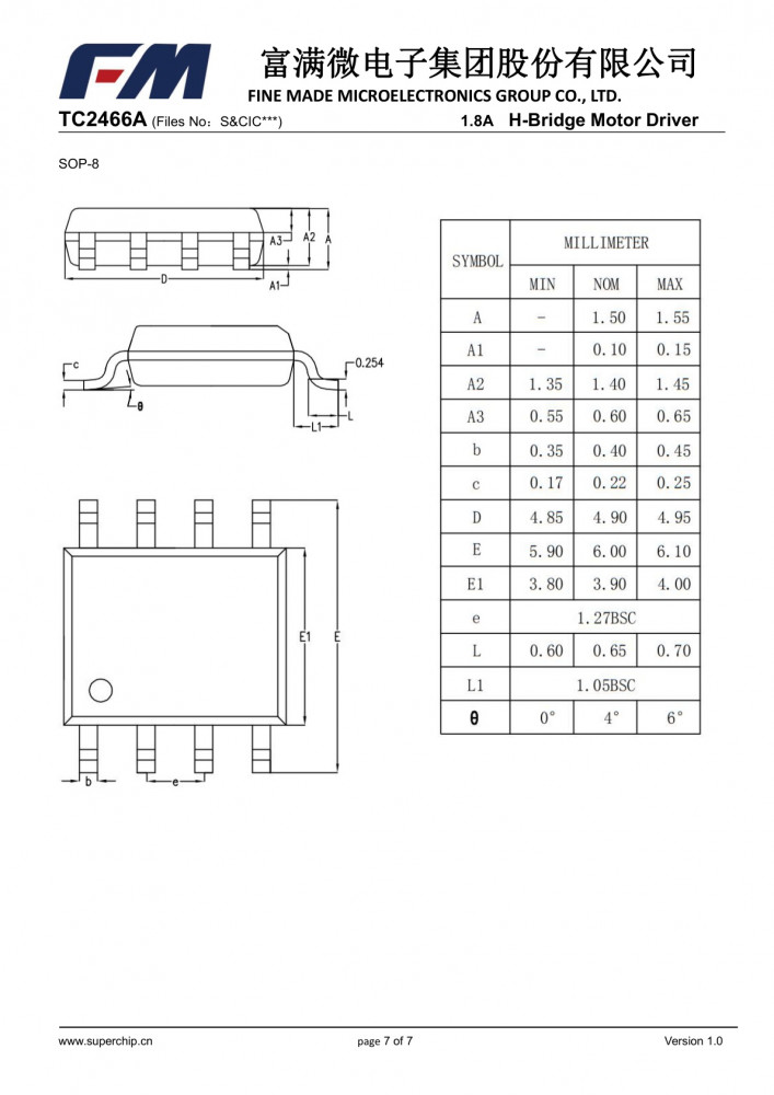 TC2466A datasheet page 7