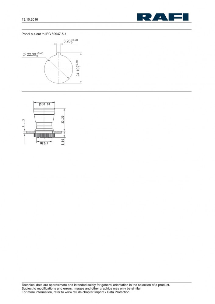 Technical documentation image 2 for RAFIX 22 FS+ model 1.3.0273.501/0300