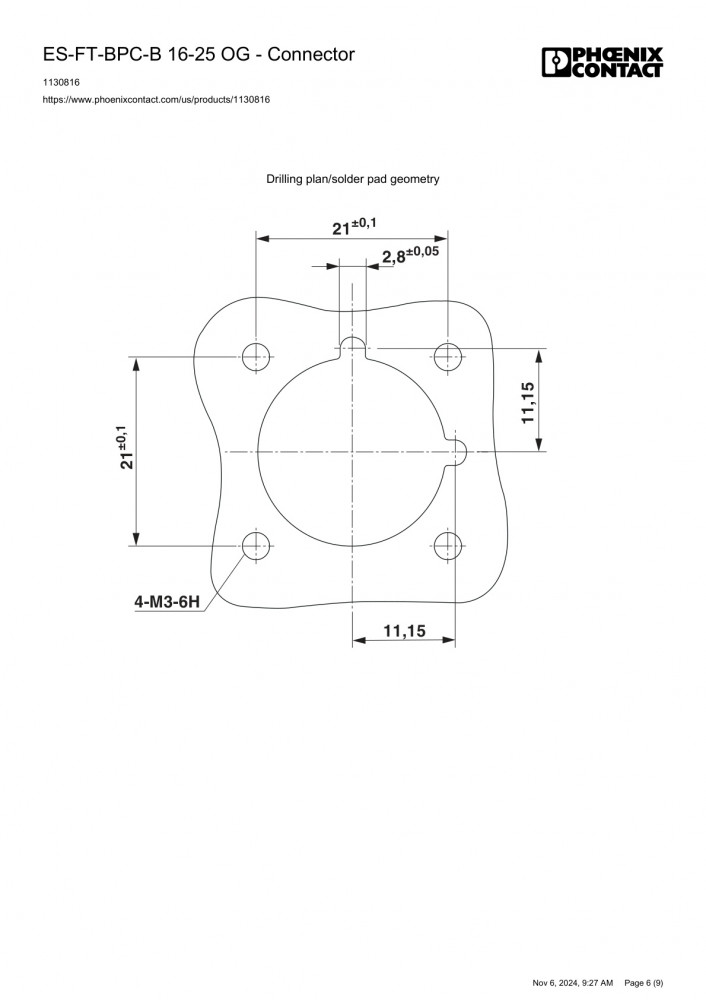 Phoenix Contact 1130816 technical document page 6