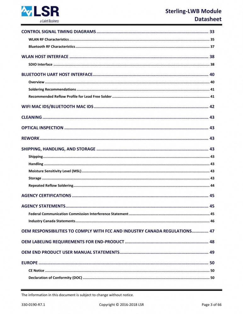Laird Sterling-LWB documentation page 3