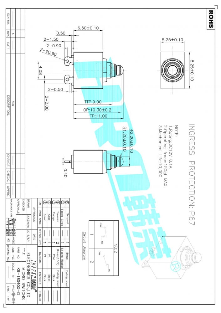 K9-1804QX-02 technical document page