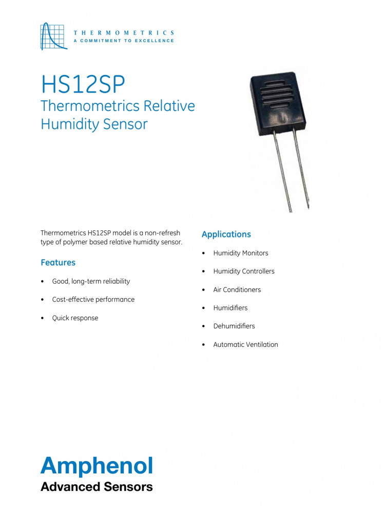 HS12SP technical document page 1