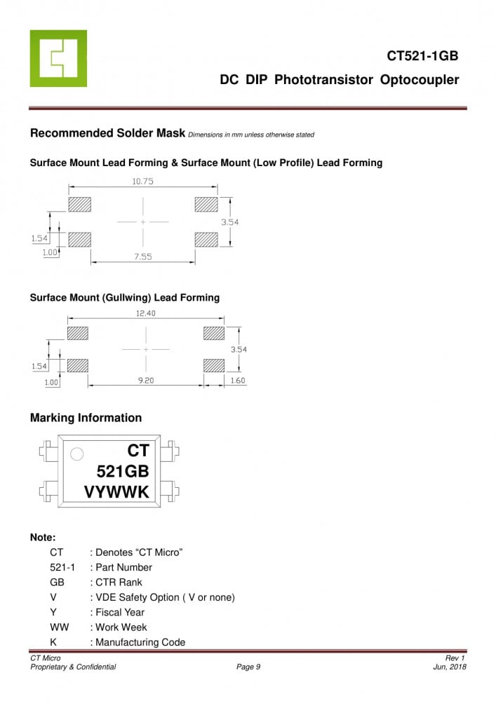 CT521-1 datasheet page 9