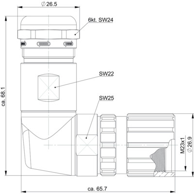 WEIDMULLER 1169950000 Circular Connector Housing