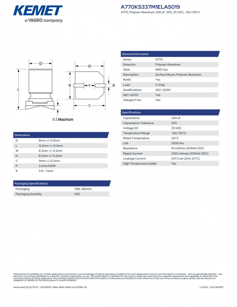 A770KS337M1ELAS019 technical document preview