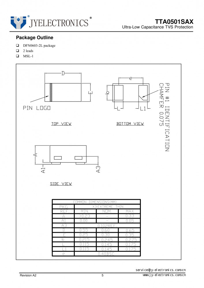 TTA0501SAX datasheet page 5