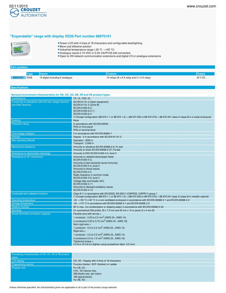 88970161 technical document page 1