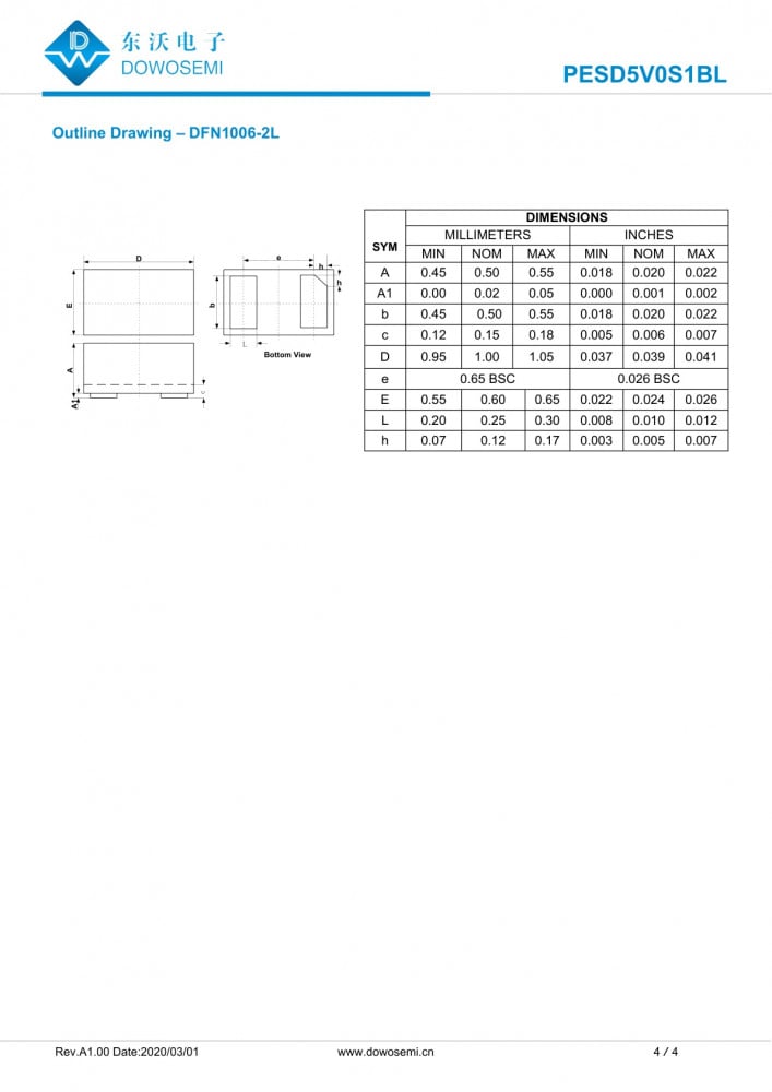 PESD5V0S1BL datasheet page 4