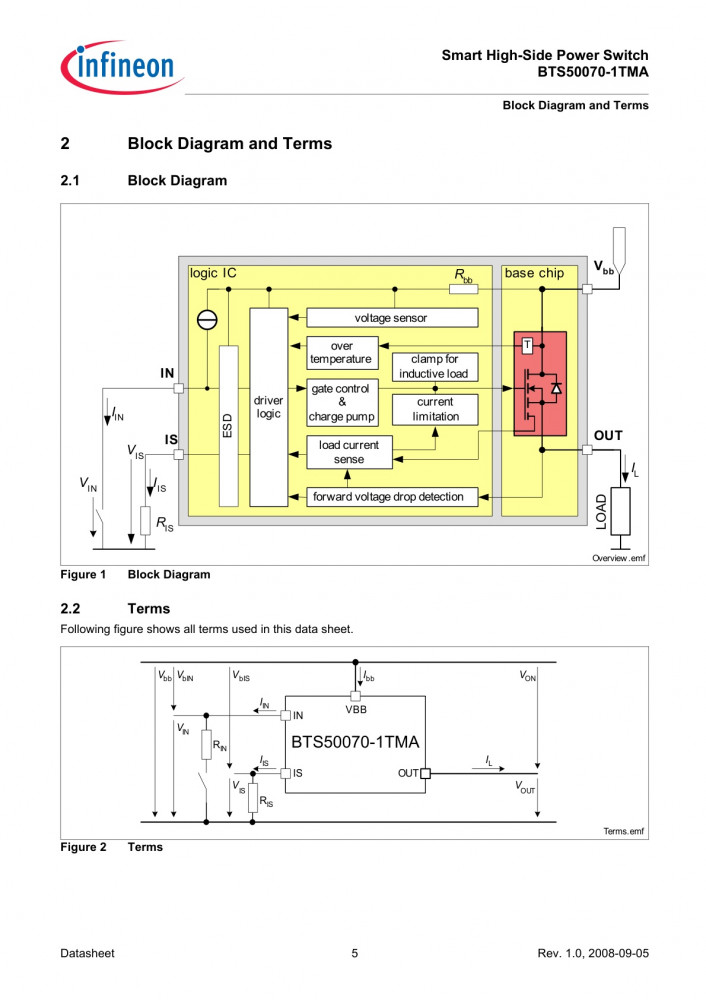 BTS50070-1TMA datasheet page 5