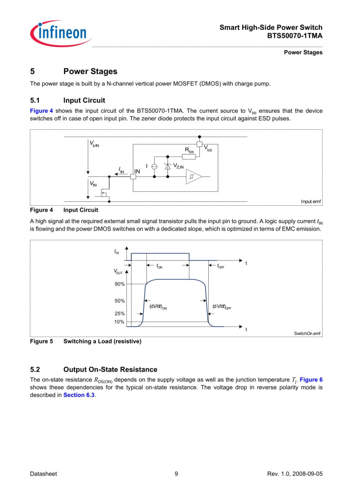 BTS50070-1TMA datasheet page 9
